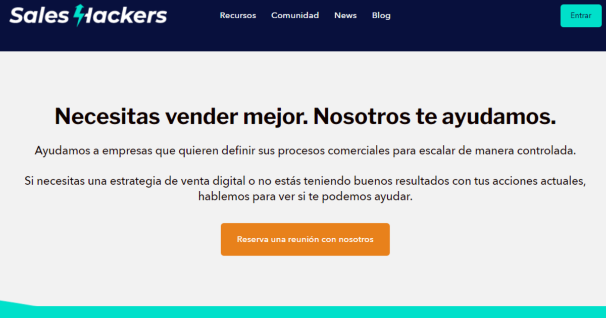 Acceder a Sales Hackers Corp SL